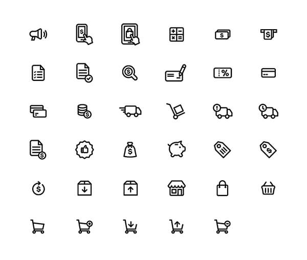 Best Free eCommerce Icon Sets (2023 Updated) - SimiCart